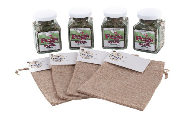 Gift Pack of 4 - Peg's Pink Salt (6-ounce) – Peg's Salt